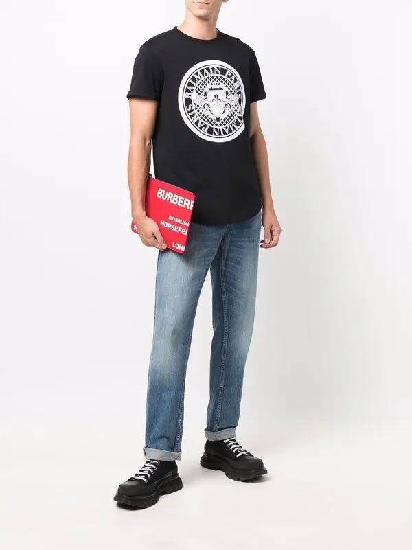 Balmain Logo-print T-shirt - Black