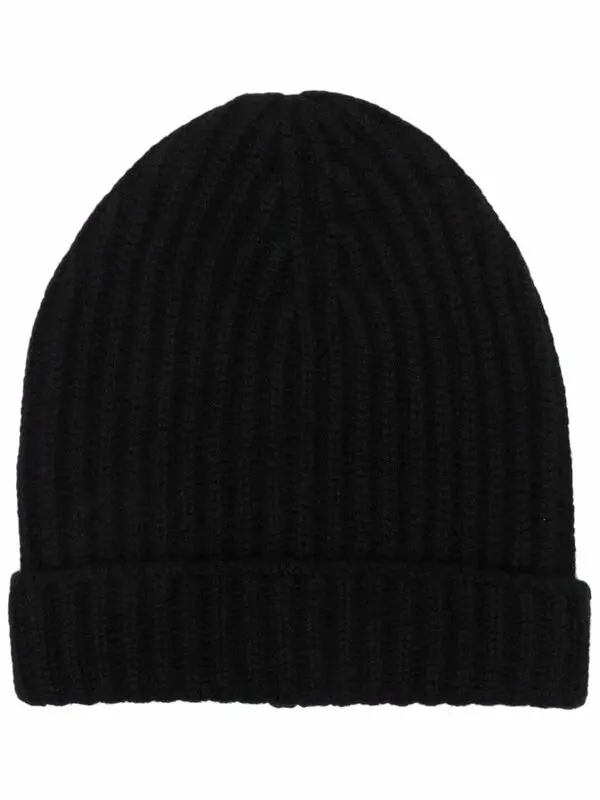 Malo Chunky-knit Beanie - Black
