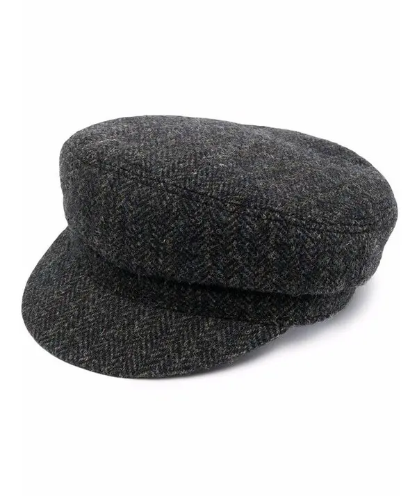 Isabel Marant, Baker boy cap in grey Isabel Marant - Evie virgin wool baker boy hat Isabel Marant main image 3