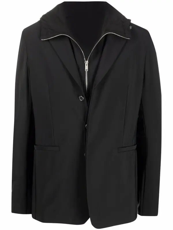 Givenchy Single-breasted Layered Blazer