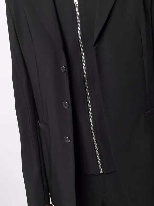 Givenchy Single-breasted Layered Blazer