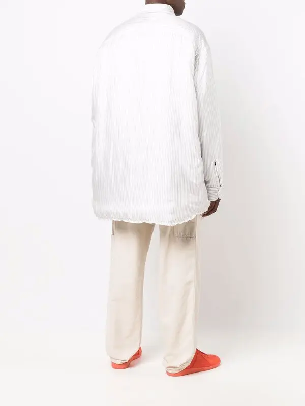 MAISON MARGIELA Oversized Striped Shirt Jacket