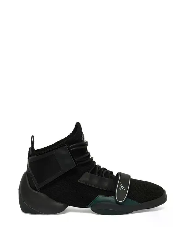 GIUSEPPE ZANOTTI Split Sole Logo Strap Sneakers