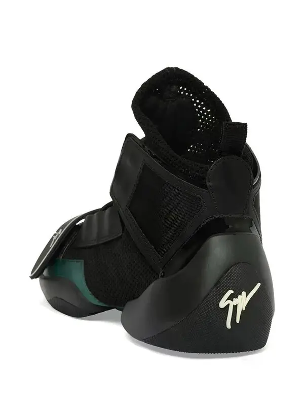 GIUSEPPE ZANOTTI Split Sole Logo Strap Sneakers