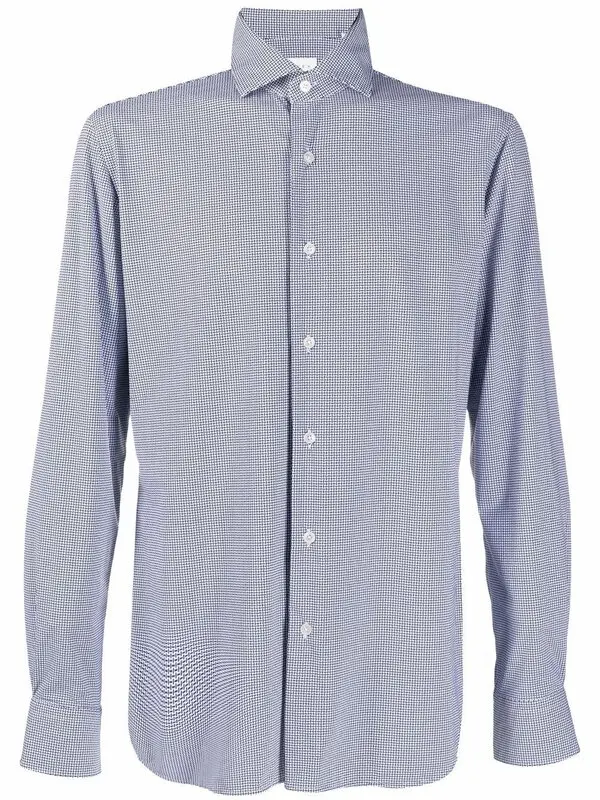 XACUS Check-print Button-up Shirt