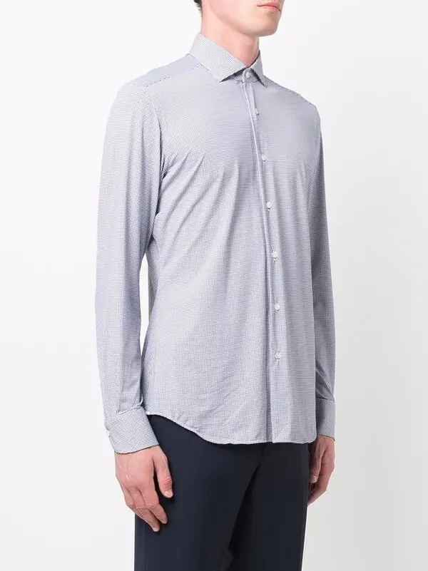 XACUS Check-print Button-up Shirt