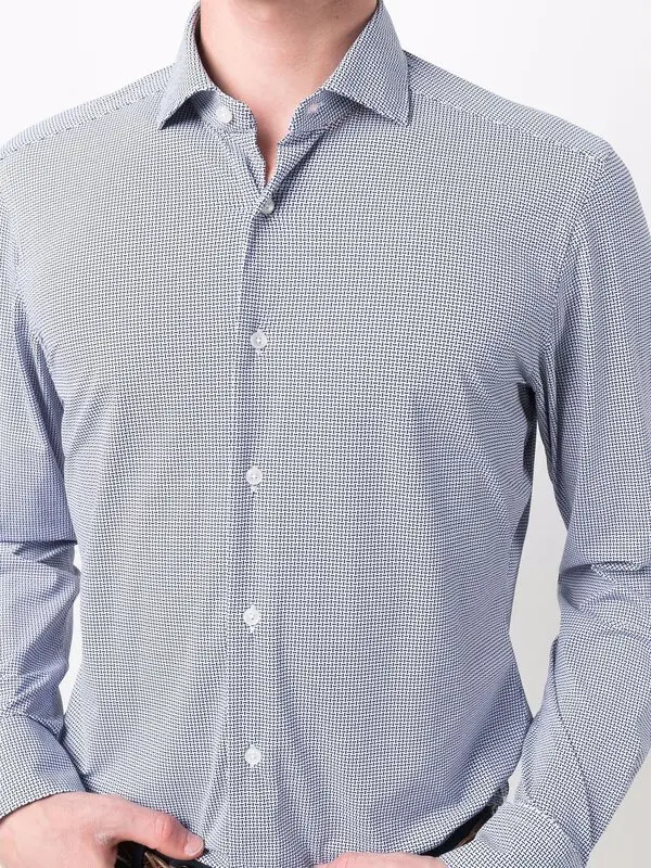 XACUS Check-print Button-up Shirt