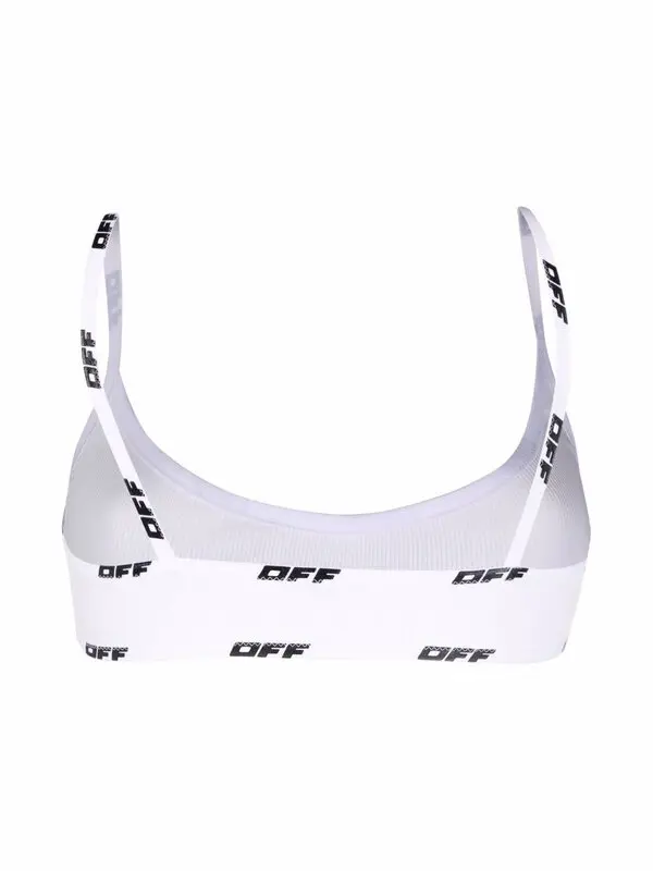 Off-White Logo-tape Detail Bralette