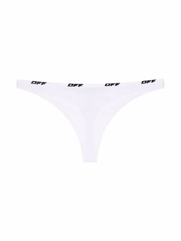Off-White Logo-tape Detail Thongs