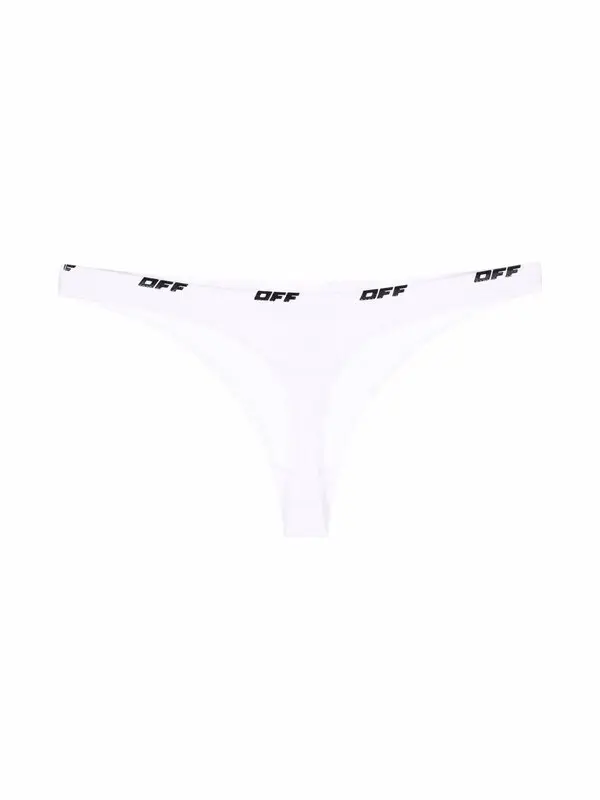 Off-White Logo-tape Detail Thongs