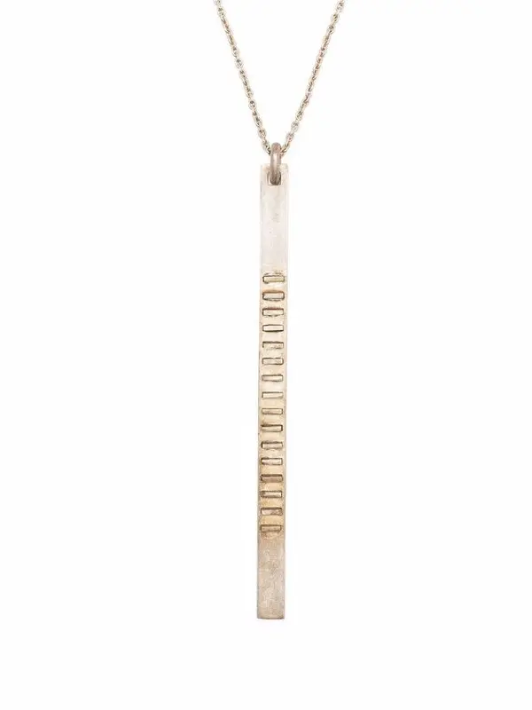 PARTS OF FOUR Giant Plate Sterling Necklace - Silver