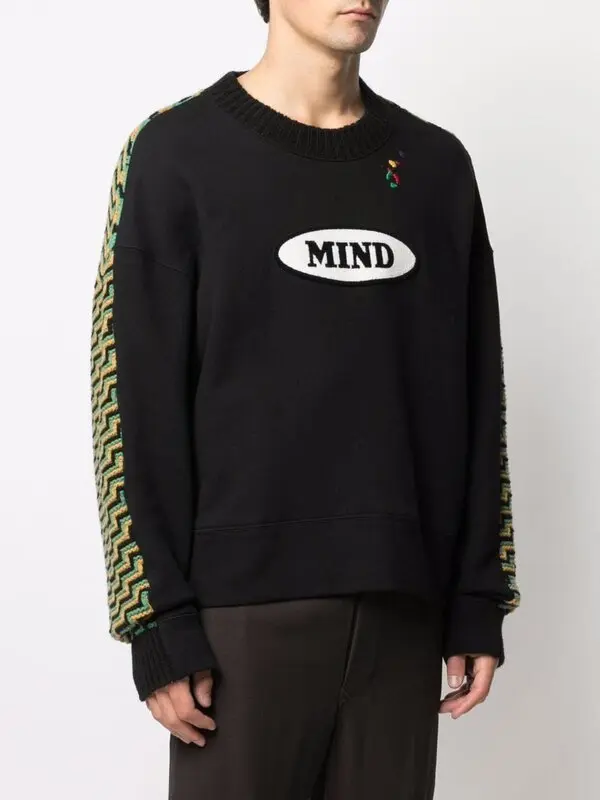 Palm Angels X Missoni Patch-detail Crew-neck Jumper