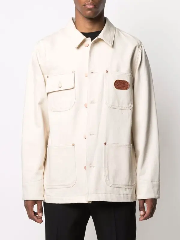 Palm Angels X Missoni Melting Logo Denim Chore Jacket