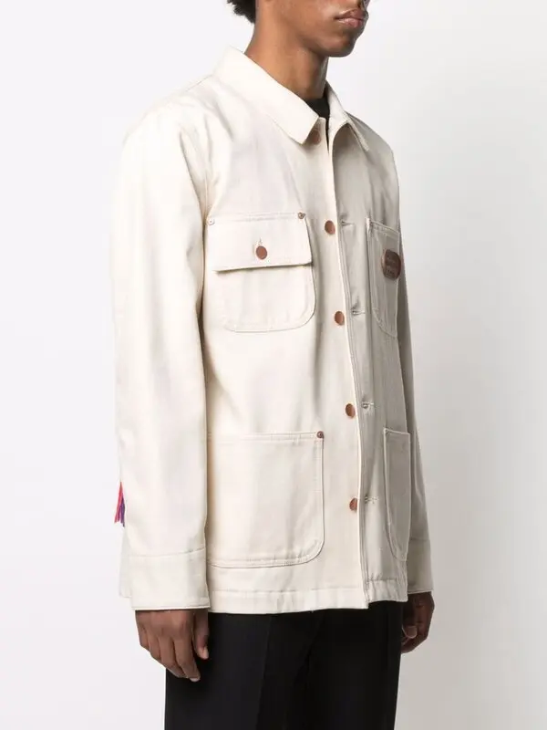 Palm Angels X Missoni Melting Logo Denim Chore Jacket