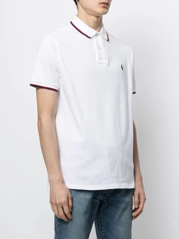 Polo Ralph Lauren Logo-embroidered Polo Shirt - White