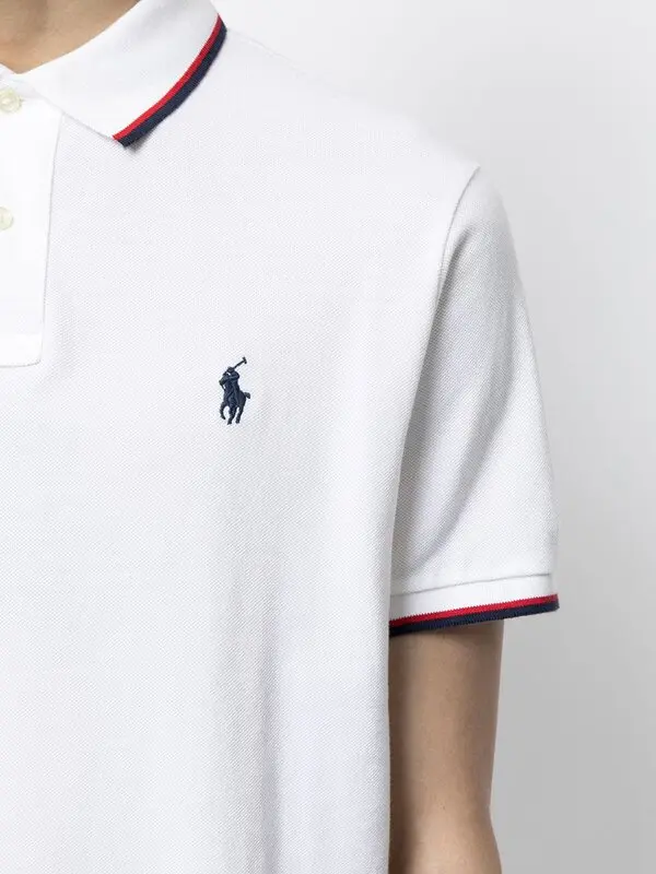 Polo Ralph Lauren Logo-embroidered Polo Shirt - White