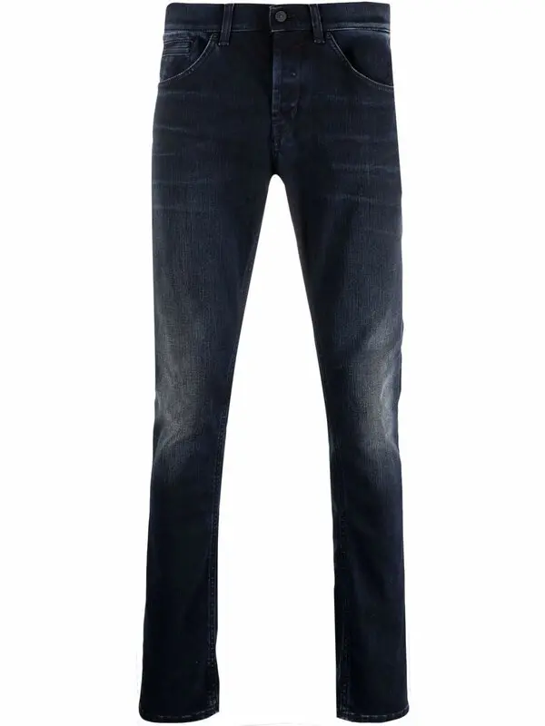 DONDUP Slim-fit Faded Jeans - Blue