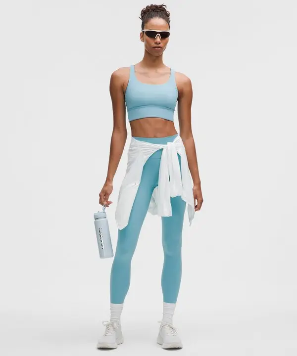 Lululemon Energy Longline Bra - Washed Blue