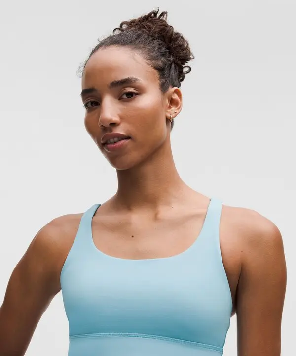 Lululemon Energy Longline Bra - Washed Blue