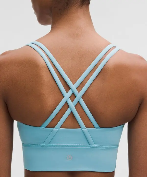 Lululemon Energy Longline Bra - Washed Blue