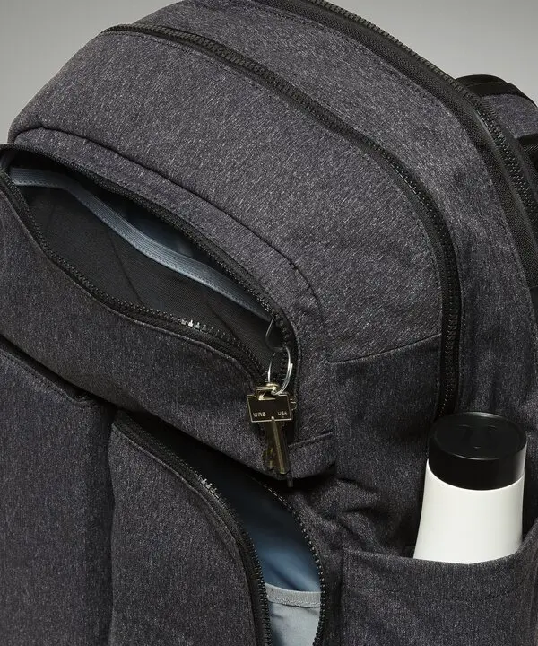Lululemon Assert Backpack 2.0 24l - Heathered Black/Rhino Grey |  Editorialist
