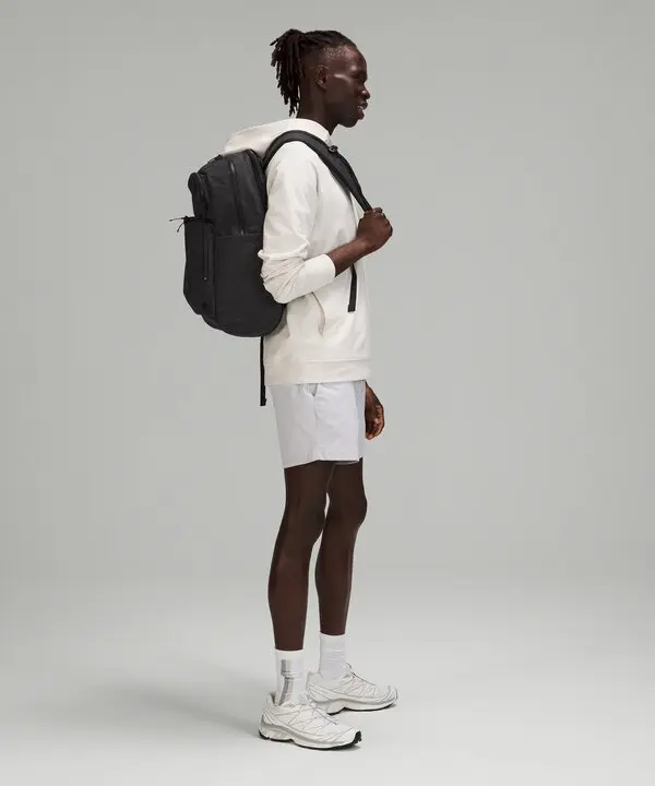 Lululemon Assert Backpack 2.0 24l - Heathered Black/Rhino Grey |  Editorialist