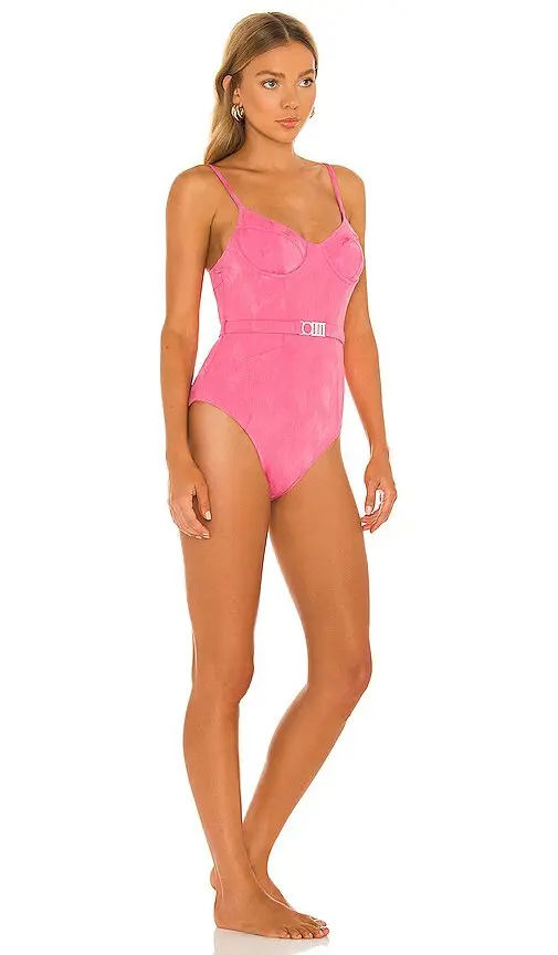 Solid & Striped The Spencer One Piece In Pink