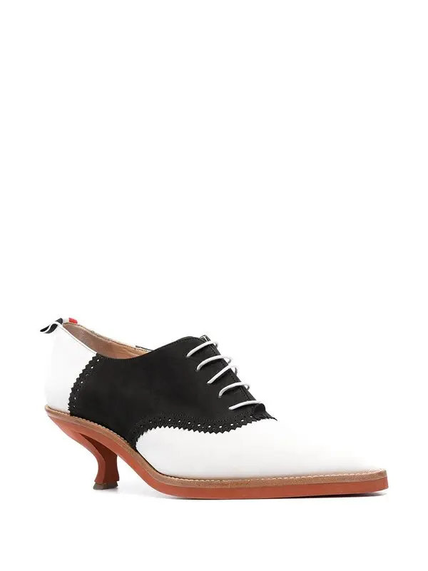Thom Browne Lace-up 50mm Heeled Pumps