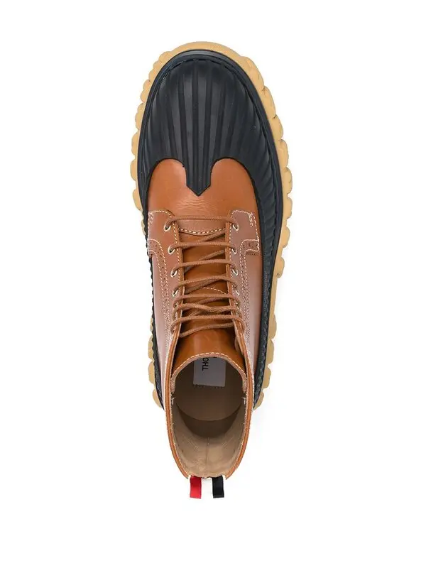 Thom Browne Duck Longwing Combat Boots