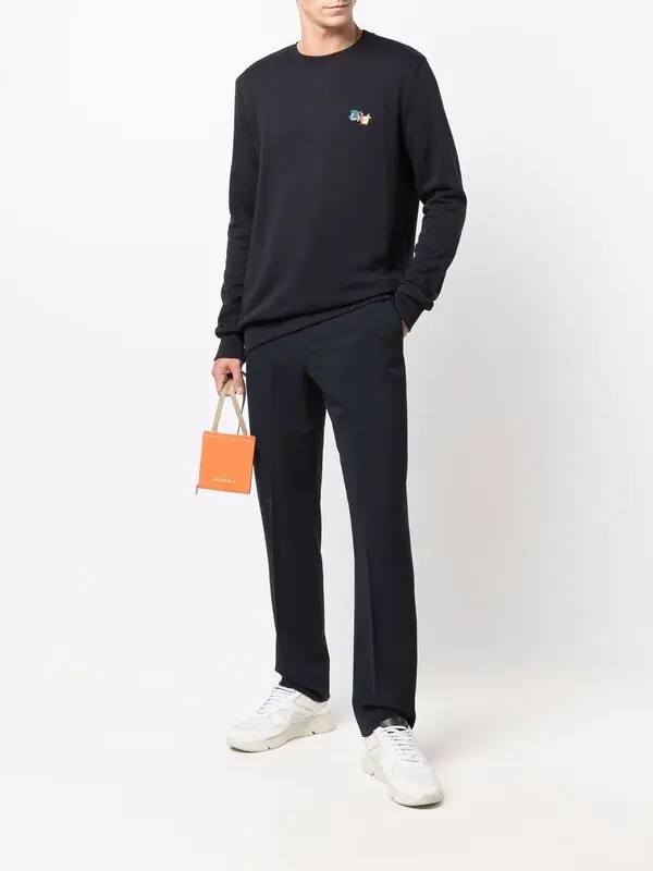 Paul Smith Splatter Print Sweatshirt - Blue