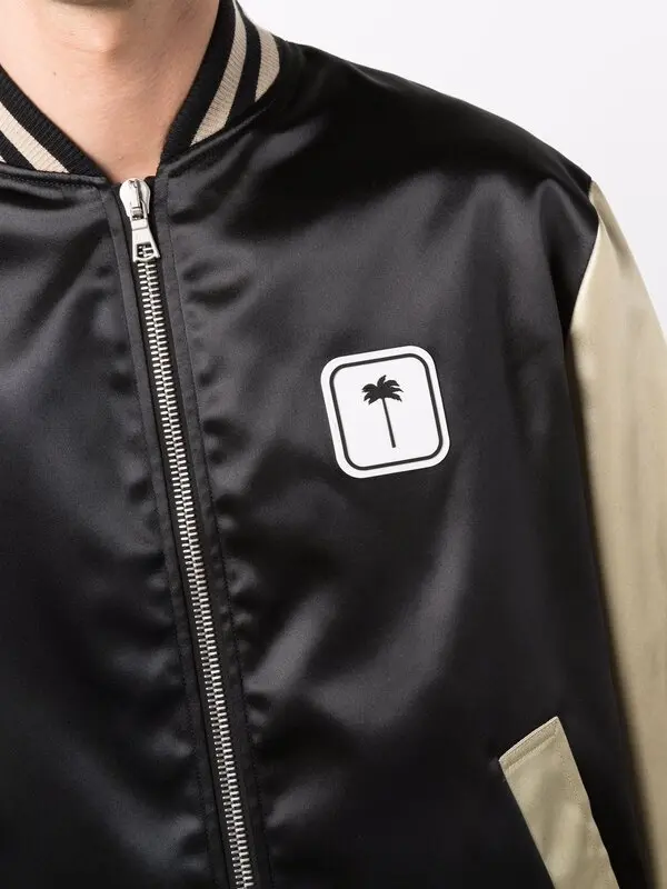 Palm Angels Pxp Colour-block Bomber Jacket