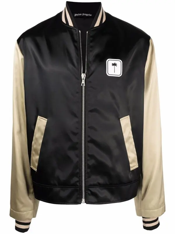 Palm Angels Pxp Colour-block Bomber Jacket