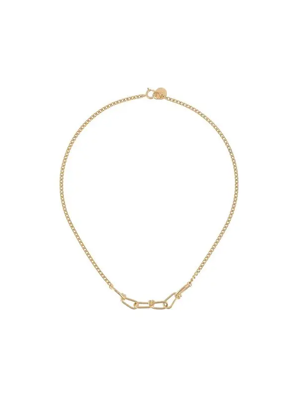 Annelise Michelson Wire Chain Gourmette Necklace - Gold
