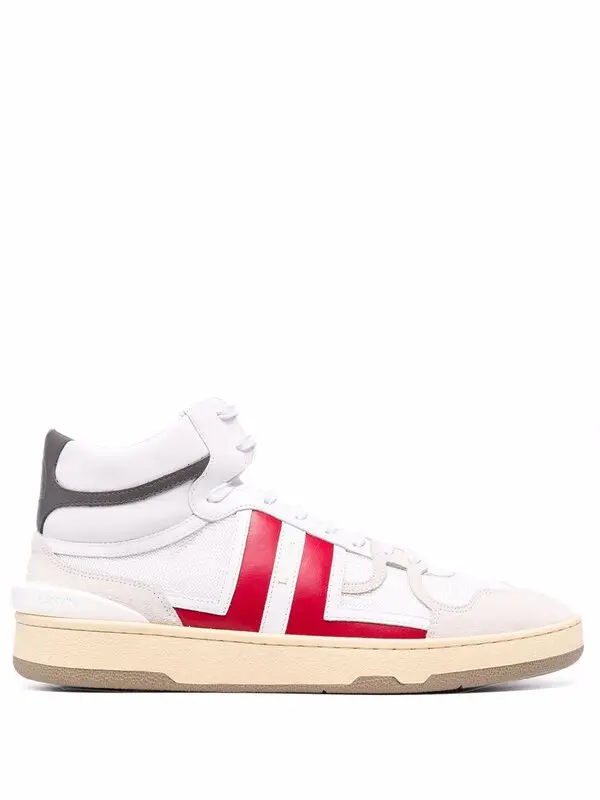 LANVIN Logo-patch Lace-up Sneakers