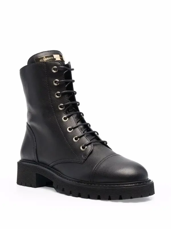GIUSEPPE ZANOTTI Nevada Leather Ankle Boots