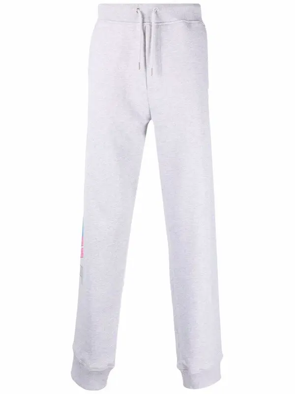 Helmut Lang 3d Logo Track Pants - Grey