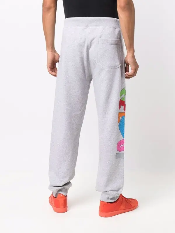 Helmut Lang 3d Logo Track Pants - Grey