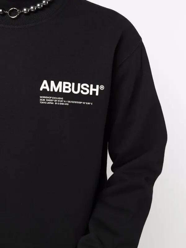 AMBUSH Workshop Crew-neck Sweatshirt - Black