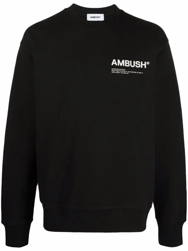 AMBUSH Workshop Crew-neck Sweatshirt - Black