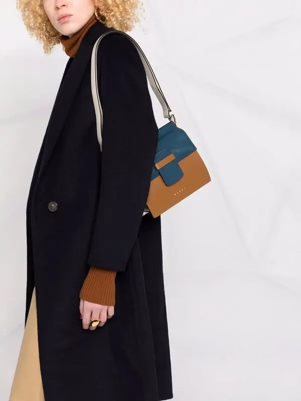 Vince Single-breasted Fitted Coat - Blue
