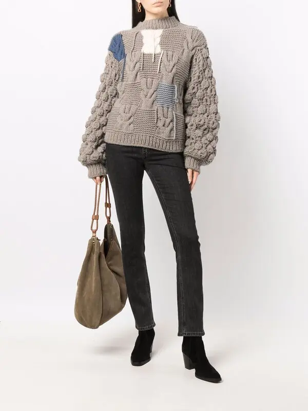 TUINCH Patchwork Cashmere Jumper
