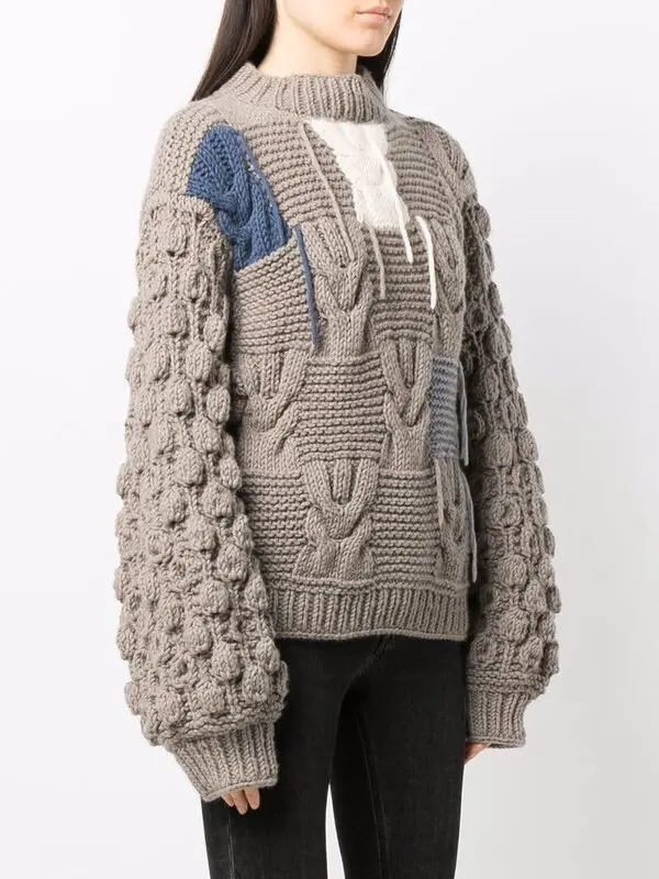 TUINCH Patchwork Cashmere Jumper