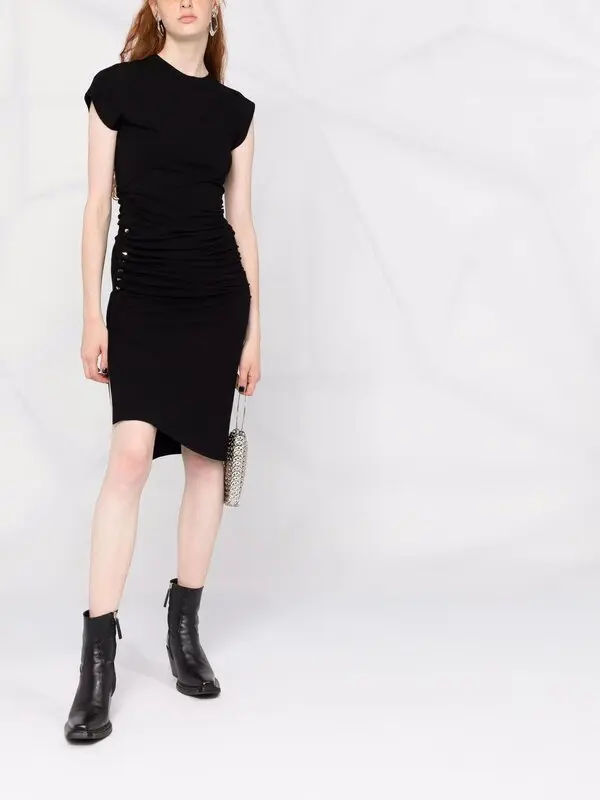 Rabanne Asymmetric Midi Dress