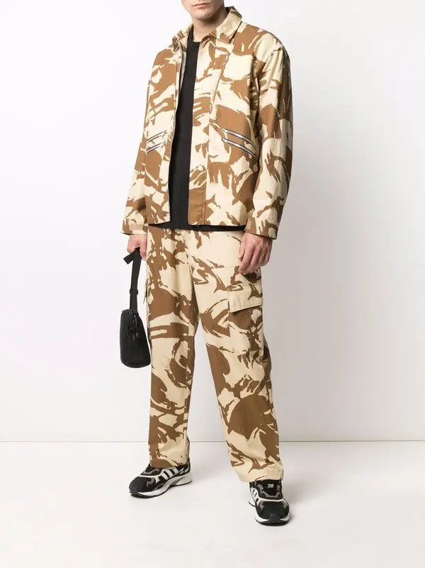 PARIA /FARZANEH Camouflage Print Hunting Jacket
