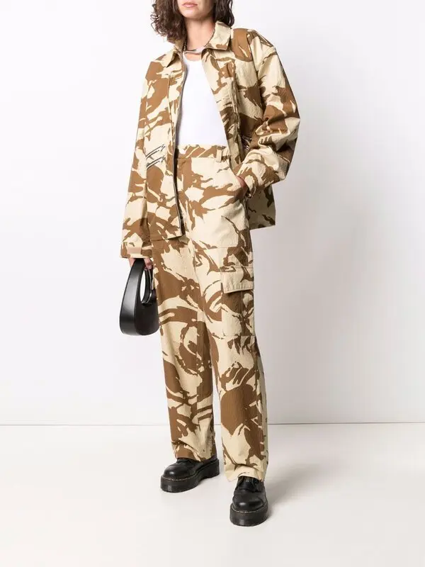 PARIA /FARZANEH Camouflage Print Hunting Jacket