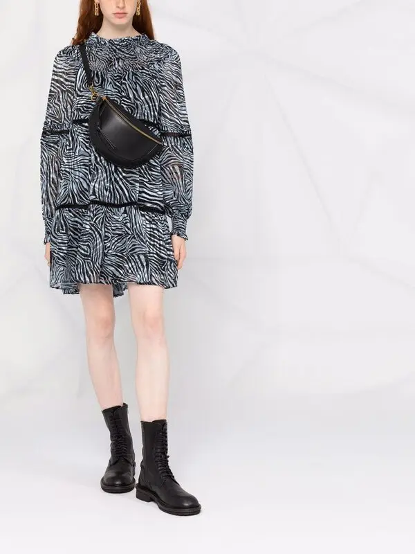 Michael Kors Zebra Print Mini Dress