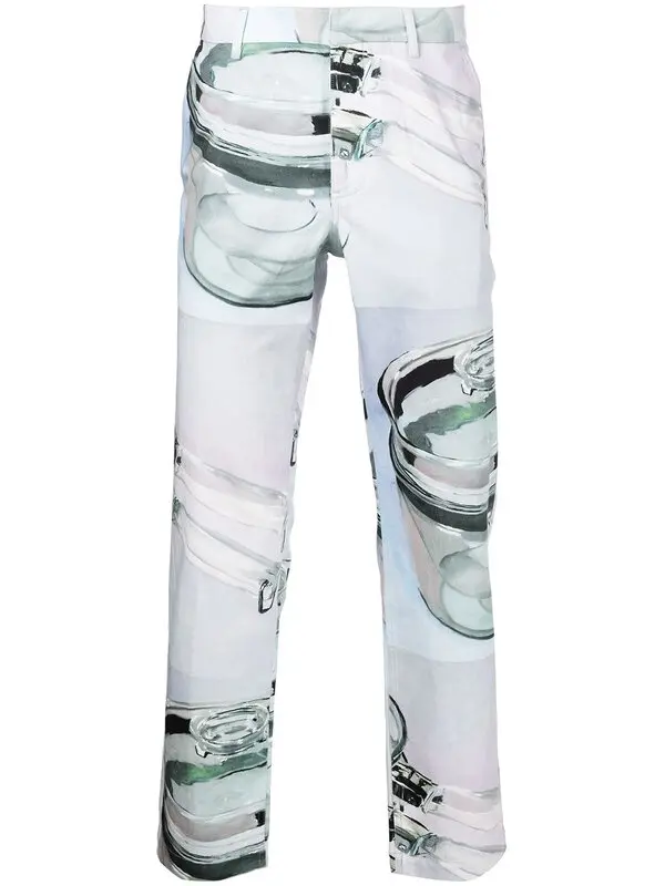 Rochambeau X Nick Farhi Pyrex-print Trousers