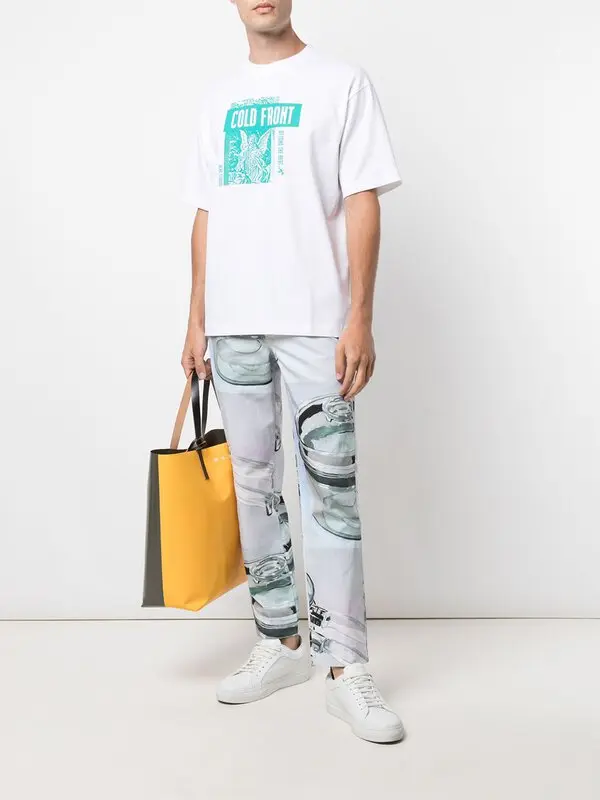 Rochambeau X Nick Farhi Pyrex-print Trousers