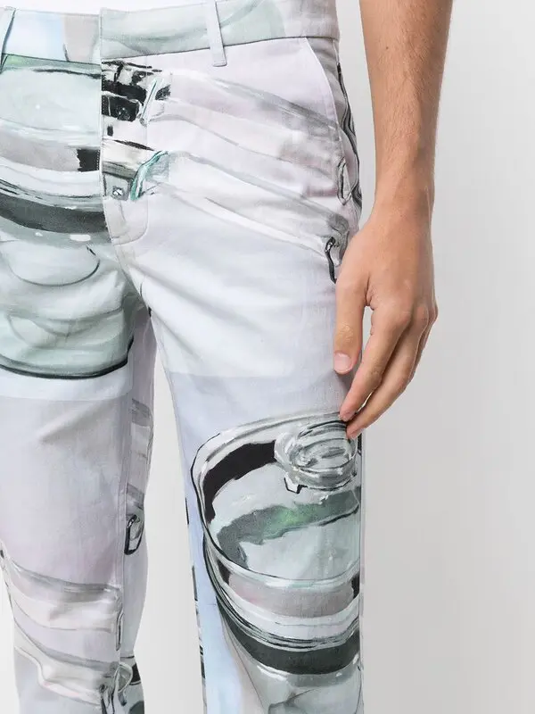 Rochambeau X Nick Farhi Pyrex-print Trousers