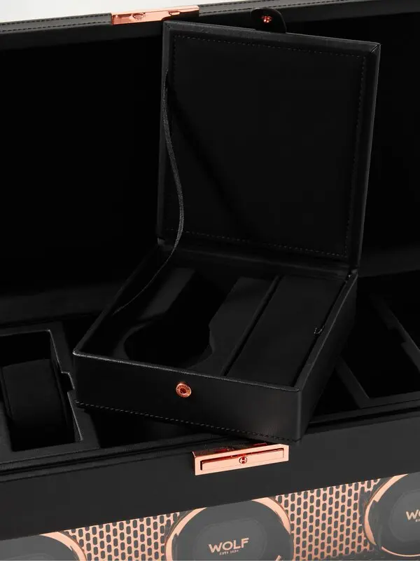 Wolf Axis Triple Vegetarian Material Watch Winder